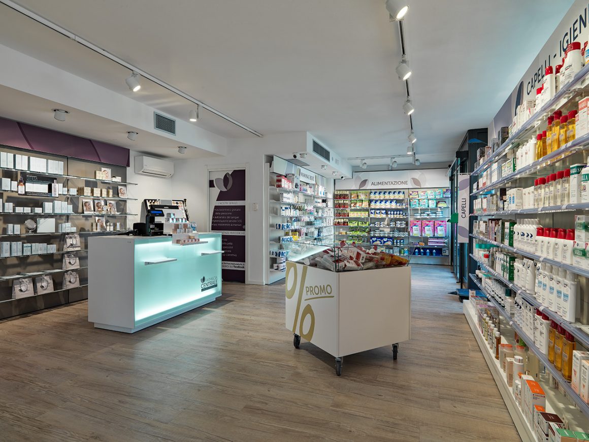 eczane raf sistemleri, eczane dekorasyonu,eczane rafları,eczane tasarımı